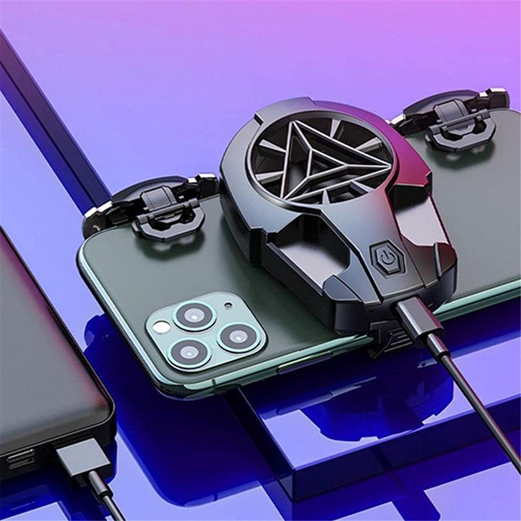 WYKDD Multi-Function Mobile Phone USB Game Cooler System Holder Stand Radiator Gamepad Cooling Fan
