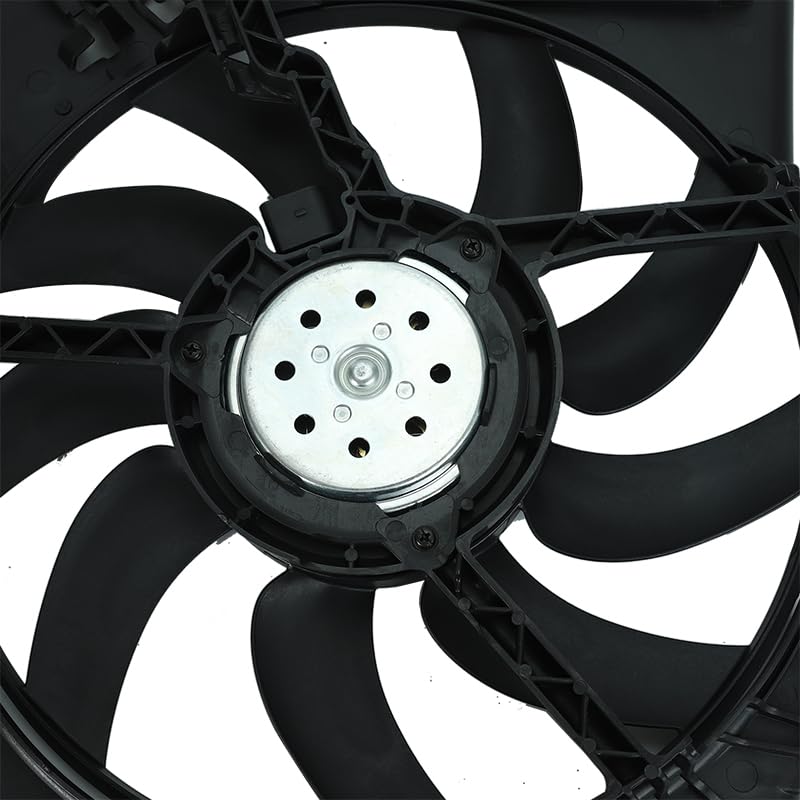 Radiator Cooling Fan Assembly Compatible with Ford Focus 2012-2017 2.0L Radiator AC Condenser Cooling Fan Control Module (TYC622800, 674-01053, 622800)