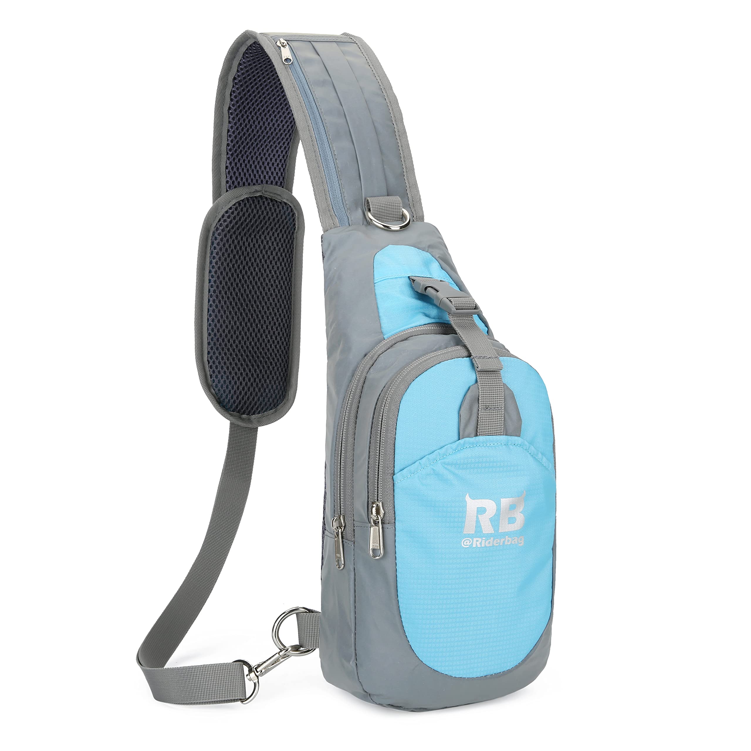 Sling bags for Men and Women Trendy Crossbody bags, reflective Shoulder Purses. Nylon crossbody bags, cute shoulder rider bag