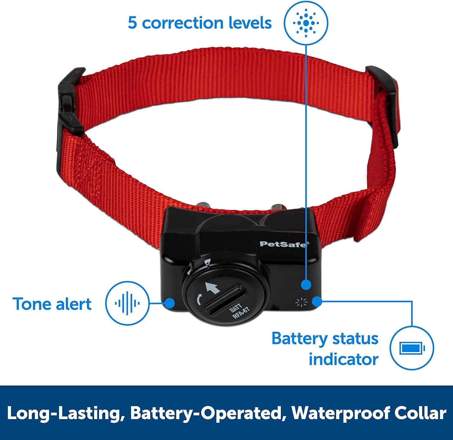PetSafe Wireless Fence Pet Containment System, Covers up to 1/2 Acre, for Dogs Over 8 lb., 2 Waterproof Collar with Tone/Static Correction