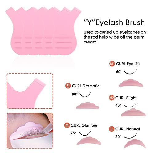 PERMANIA Lash Lift Kit,Lash Perm Kit, Fast Eyelash Lifting 5 Minutes DIY at Home with Strong Glue Disposable Sachet Lash Perming Kit Last 8 Weeks(30pcs)