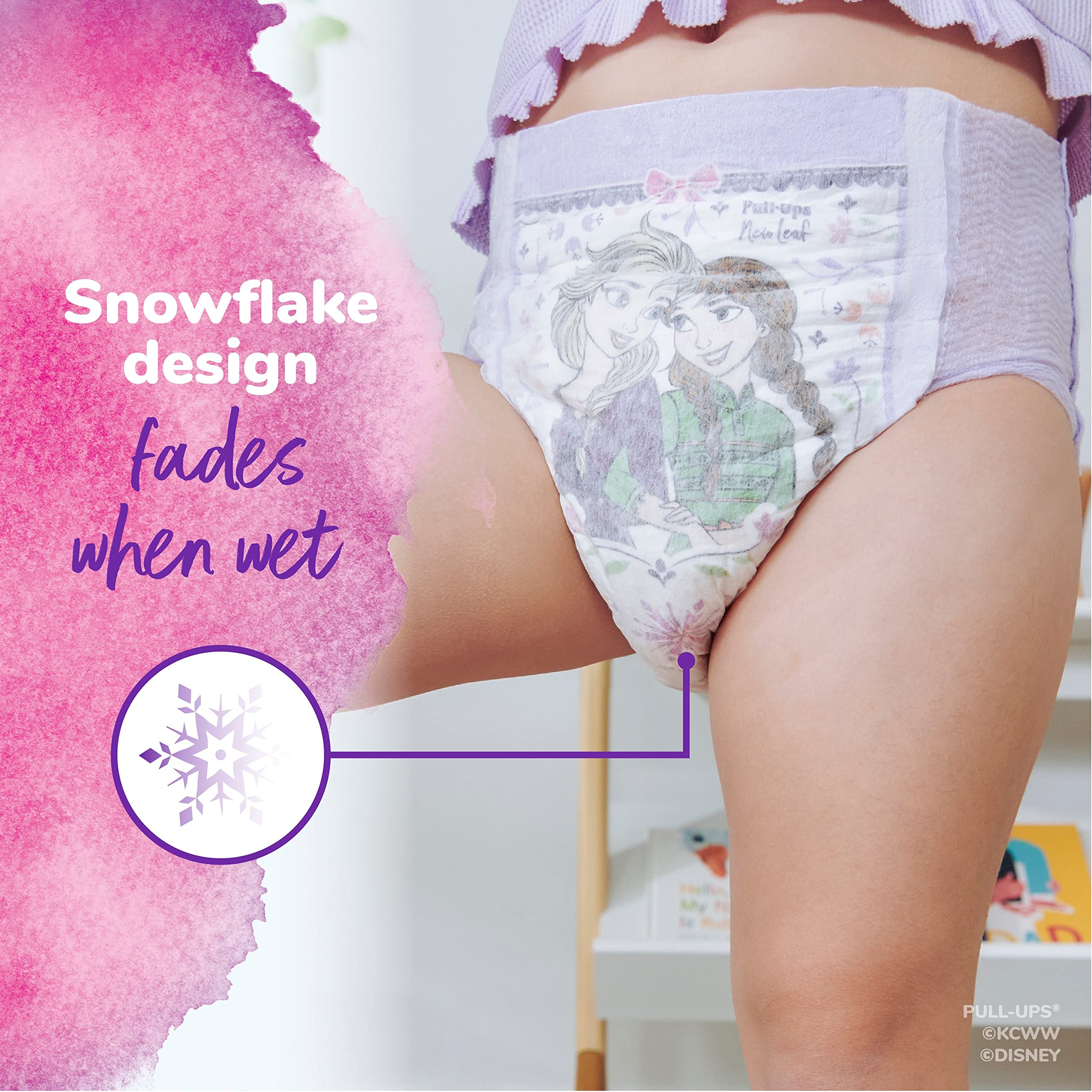 Pull-Ups New Leaf Girls' Disney Frozen Potty Training Pants, 4T-5T (38-50 lbs), 14 Ct