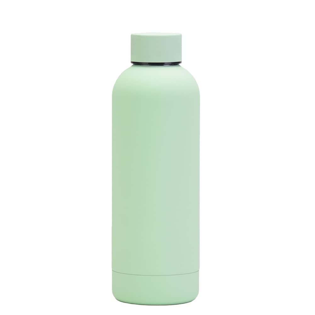 Stainless Steel Thermo 500ml, Double Walled Insulated Bottle, Keep Cold for 24 Hours and Hot for 12 Hours, Classic Sports Water Bottle BPA Free School Water Bottle for Children Men Women Type 26