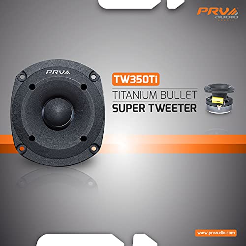PRV Audio TW350Ti 60 Watts RMS Titanium Bullet Super Tweeter 8 Ohms