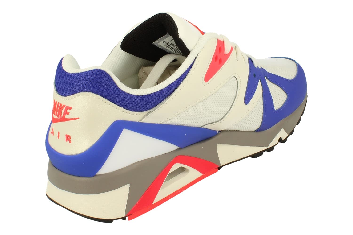 Nike mens Air Structure Triax 91 shoes, Metallic Summit White/Persian, 10