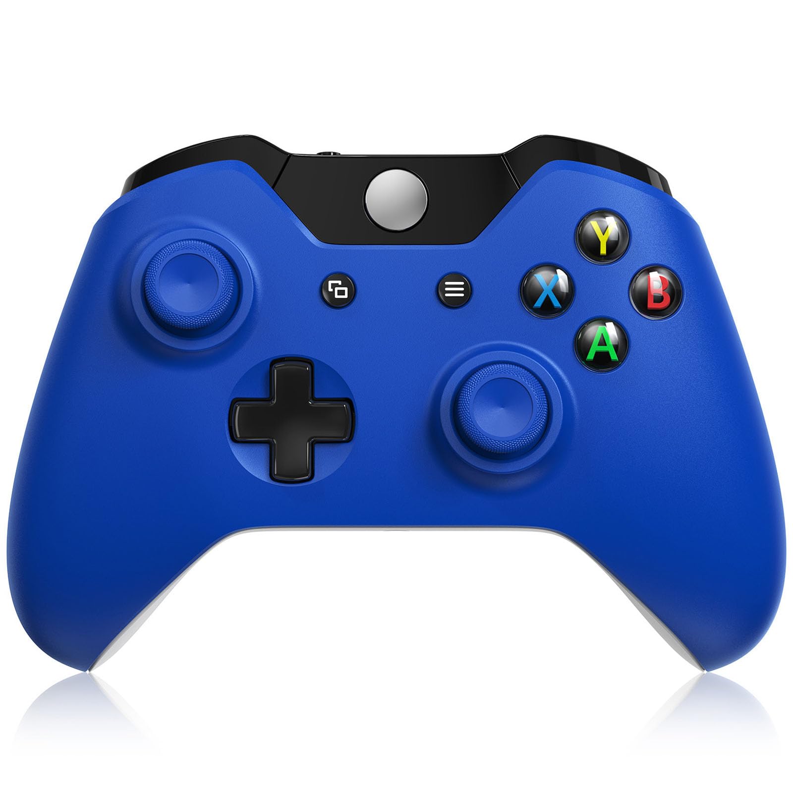 Yinjie Xbox Controller with 2.4GHz Wireless Adapter Compatible with Xbox Series X|S,Xbox One X|S,PC with 3.5mm Audio Jack/Vibration Feedback (White+Black)