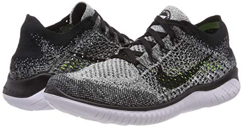 Nike Mens Free RN Flyknit 2018 942838 101 - Size 10 White/Black