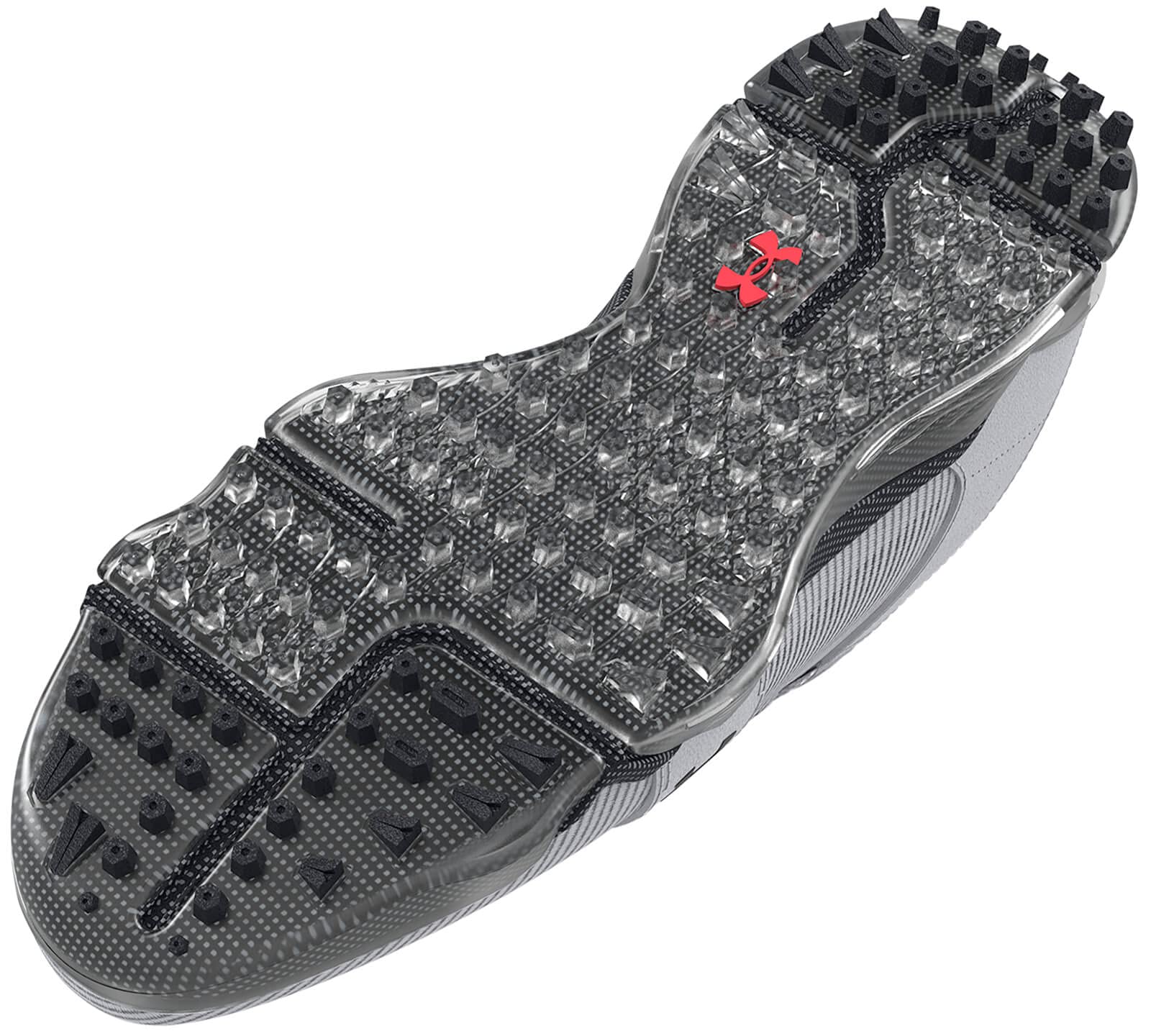 Under Armour Men's UA HOVR Tour Spikeless Golf Shoes - 3025069-101 - Mod Gray/Mod Gray/Black - 9