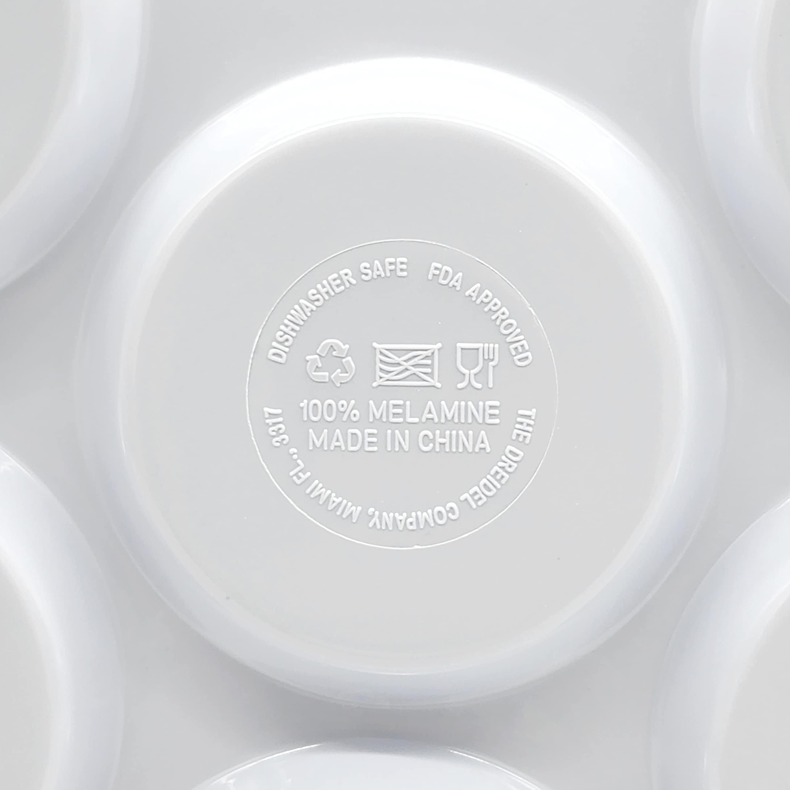 The Dreidel Company Passover Classic Silver Seder Plate, Melamine Silver Design Passover Seder Plates, Traditional Kaarah For Pesach 12" (Single)