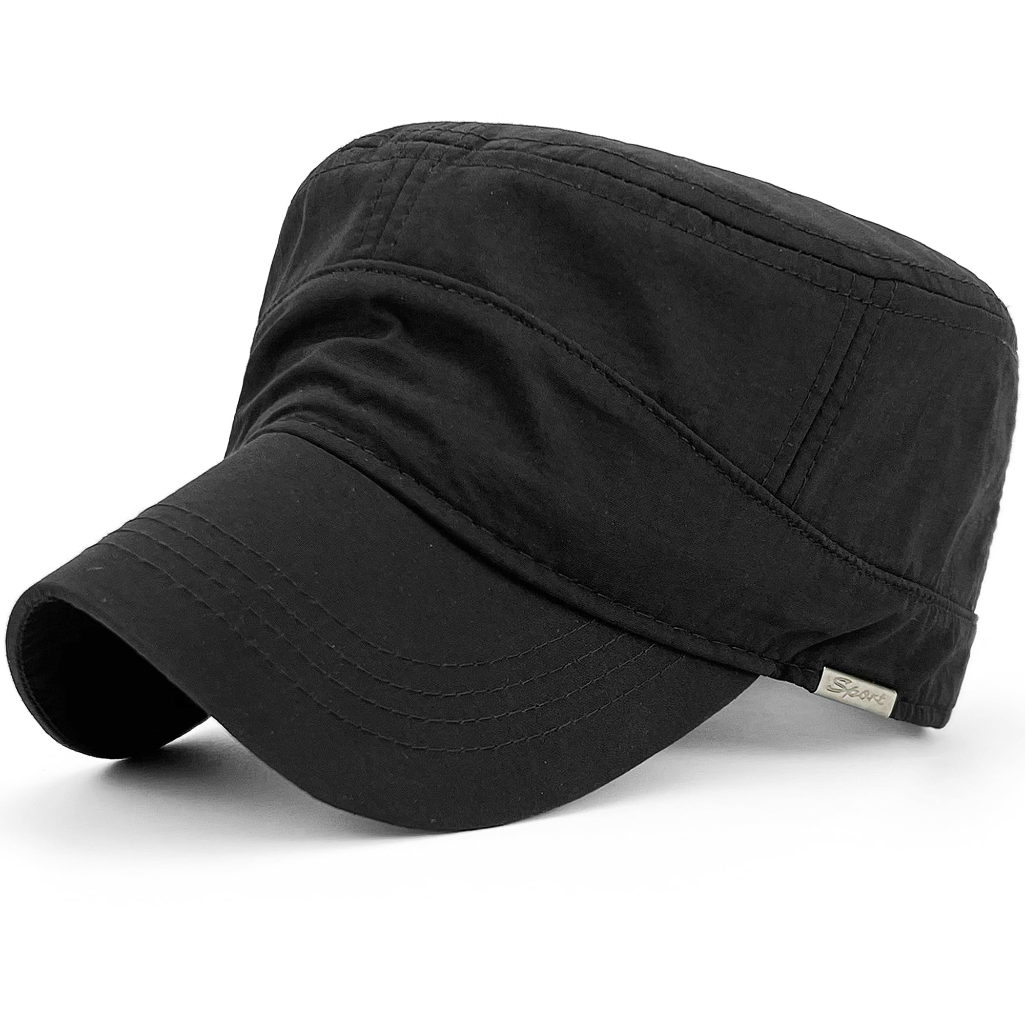Rayna Fashion Quick Dry Caps for Women Waterproof Hats for Men Running XL Beige