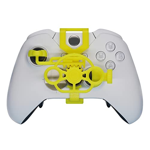 YiDey Racing Games Mini Steering 3D Printed Wheel For X --box one/X/S/Elite, Auxiliary Controller Game Joystick Simulator, Racing Game Replacement Accessory (Red)