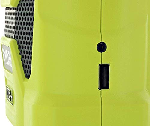 Ryobi 18 Volt Portable Jobsite Radio Kit with USB Port and Bluetooth - P742 + Battery + Charger, (Bulk Packaged, Non-Retail Packaging)