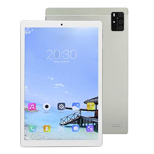 VINGVO Tablet PC, 100â240V for Android10 10in Tablet 2.4G 5G Dual Band for Students (US Plug)