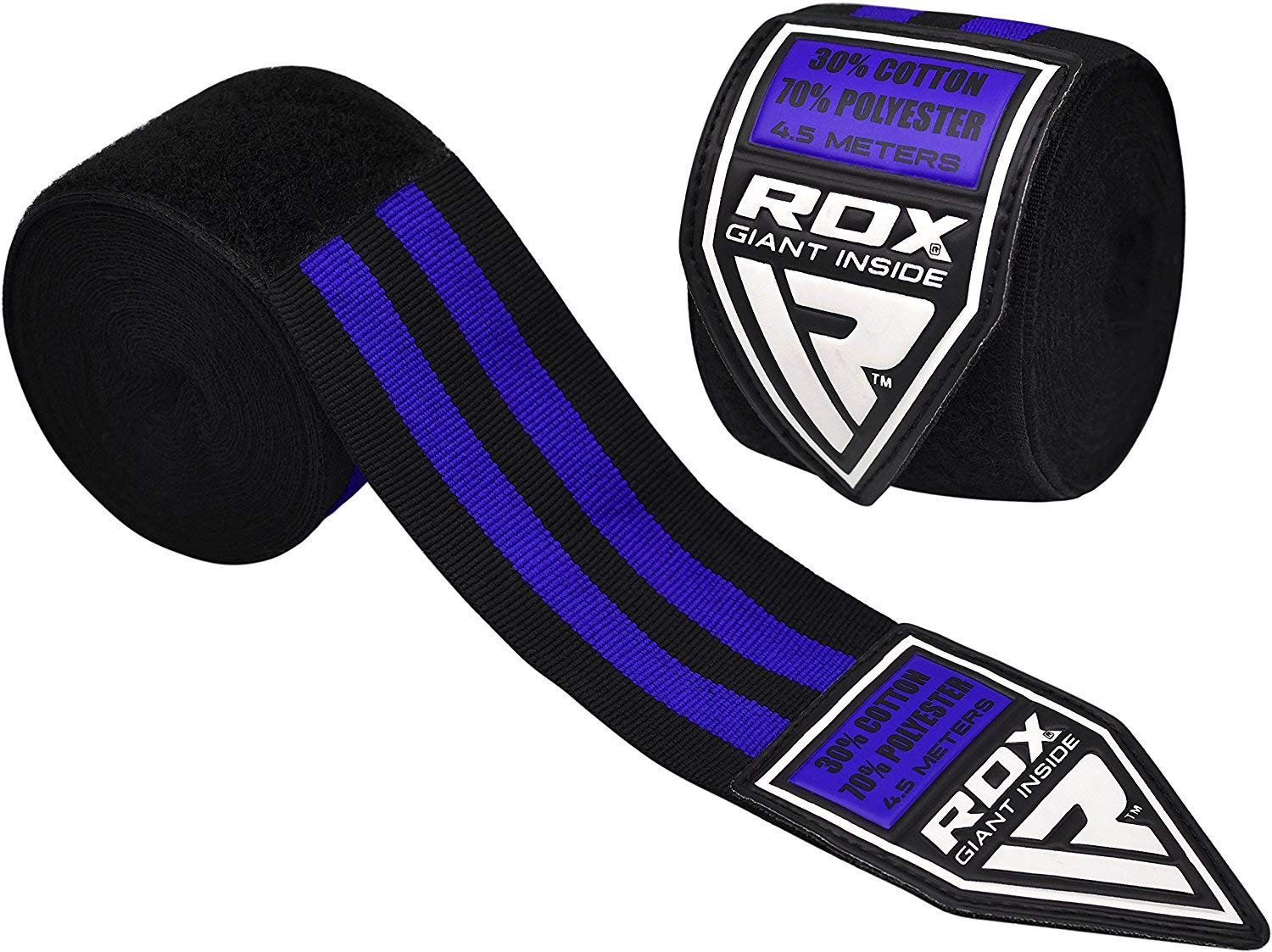 RDX Boxing Hand Wraps Inner Gloves Professional for MMA Training - Great for Punching, Muay Thai, Kickboxing, Martial Arts & Combat Sports Protection - 4.5 Meter Bandages Under Mitts