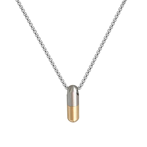 ZMMG Mini Titanium Alloy Package Opener Knife, EDC Tiny 1.2 Inchs Hang on a Necklace or Keychain, Portable Multifunction Tool, Necklace Knife Necklace