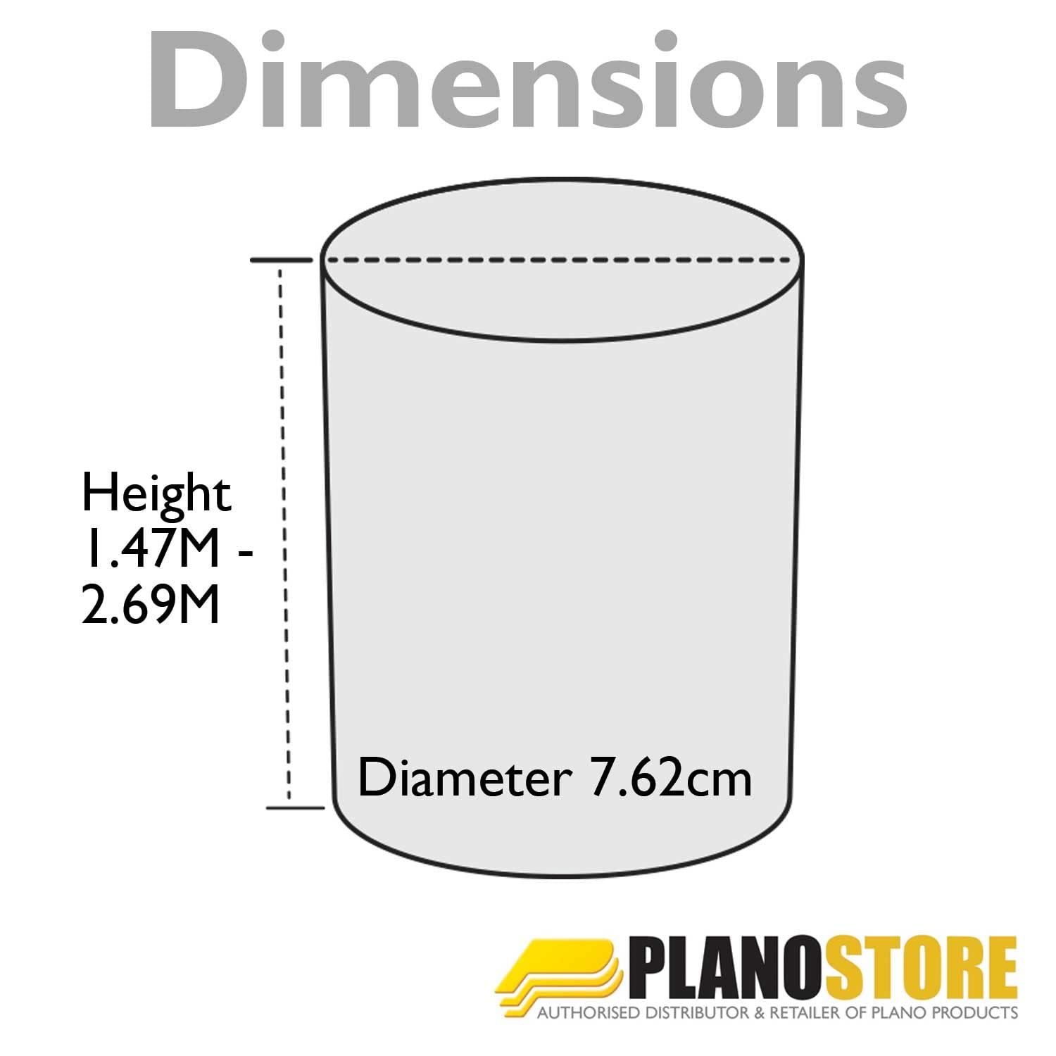Plano 3" Adjustable Rod Case, Sandstone
