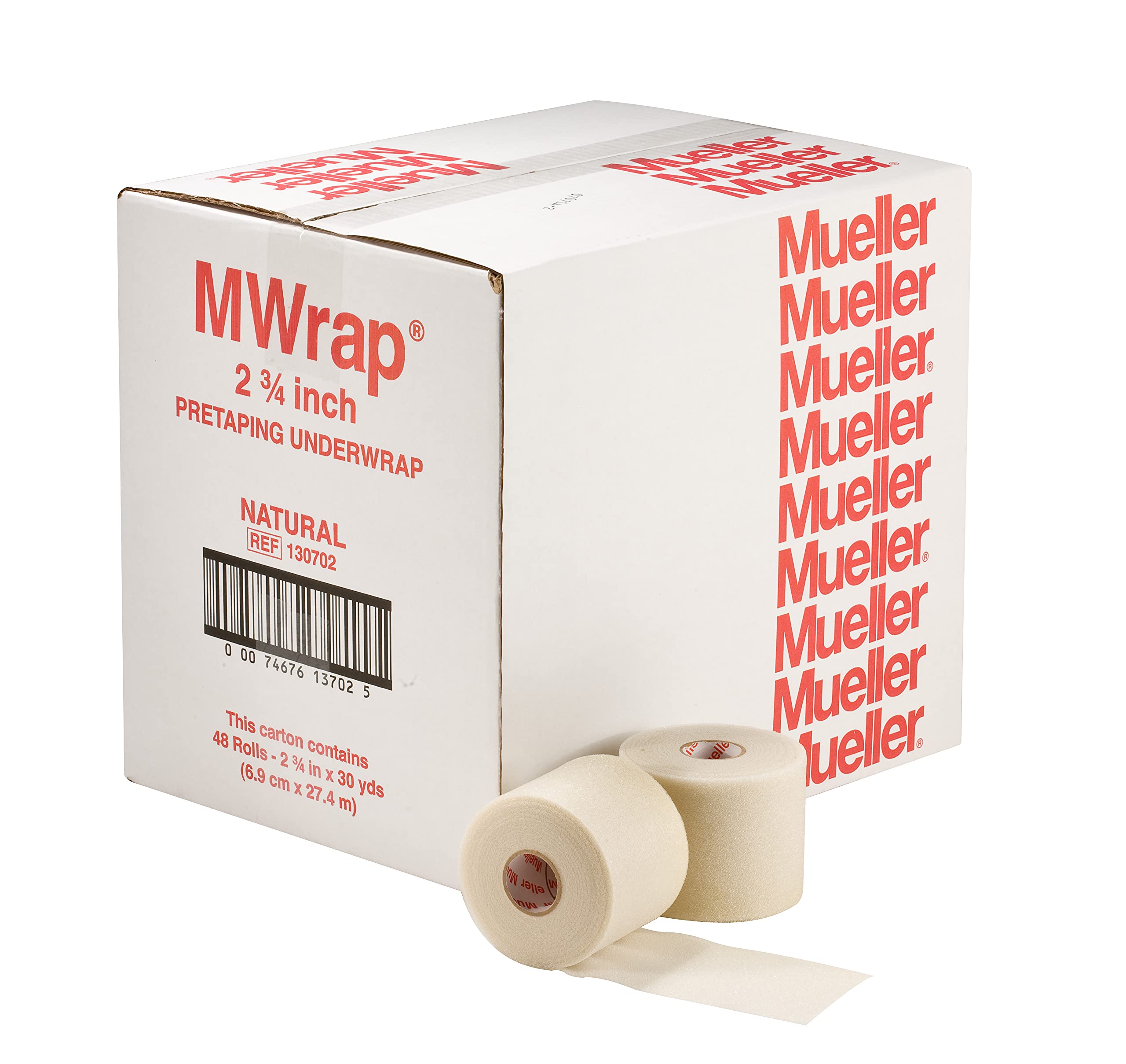 Mueller M-Wrap Pre wrap for Athletic Tape (Natural, 4)