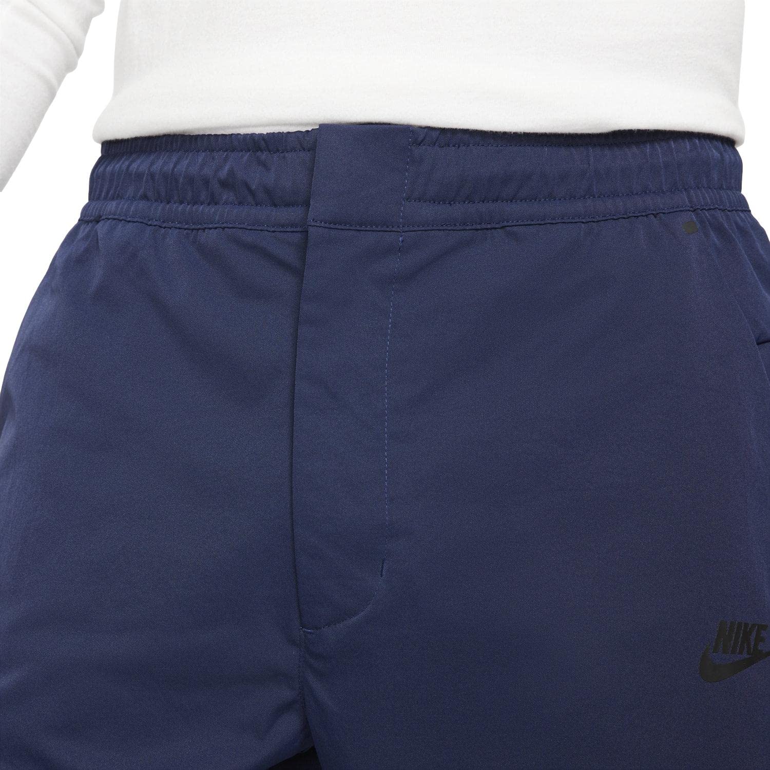 Nike Sportswear Tech Essentials Men's Unlined Commuter Pants (Large, Midnight Navy/Black)