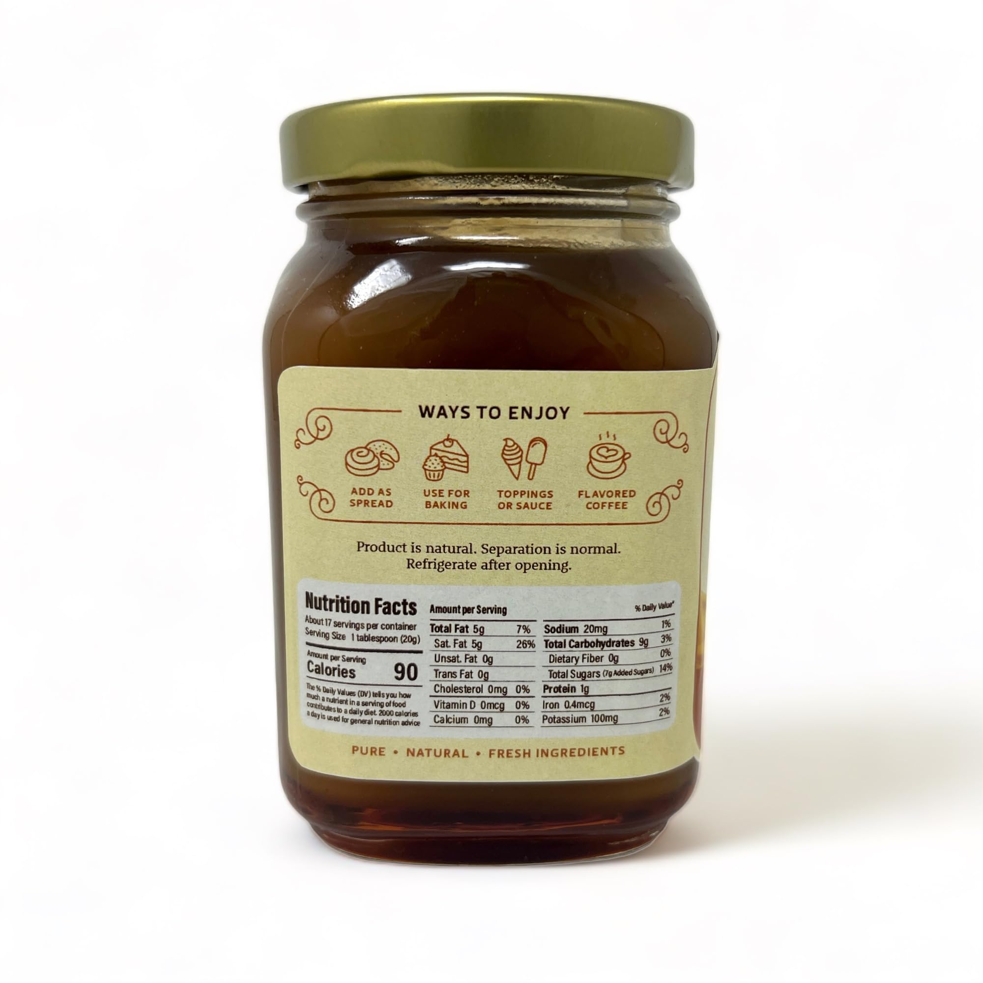 PILI&PINO Dulce De Coco Original Coconut Spread 280g (9.9oz)