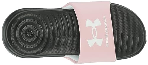Under Armour Girls' Ansa Fixed Strap, (004) Black/Prime Pink/White, 5, US