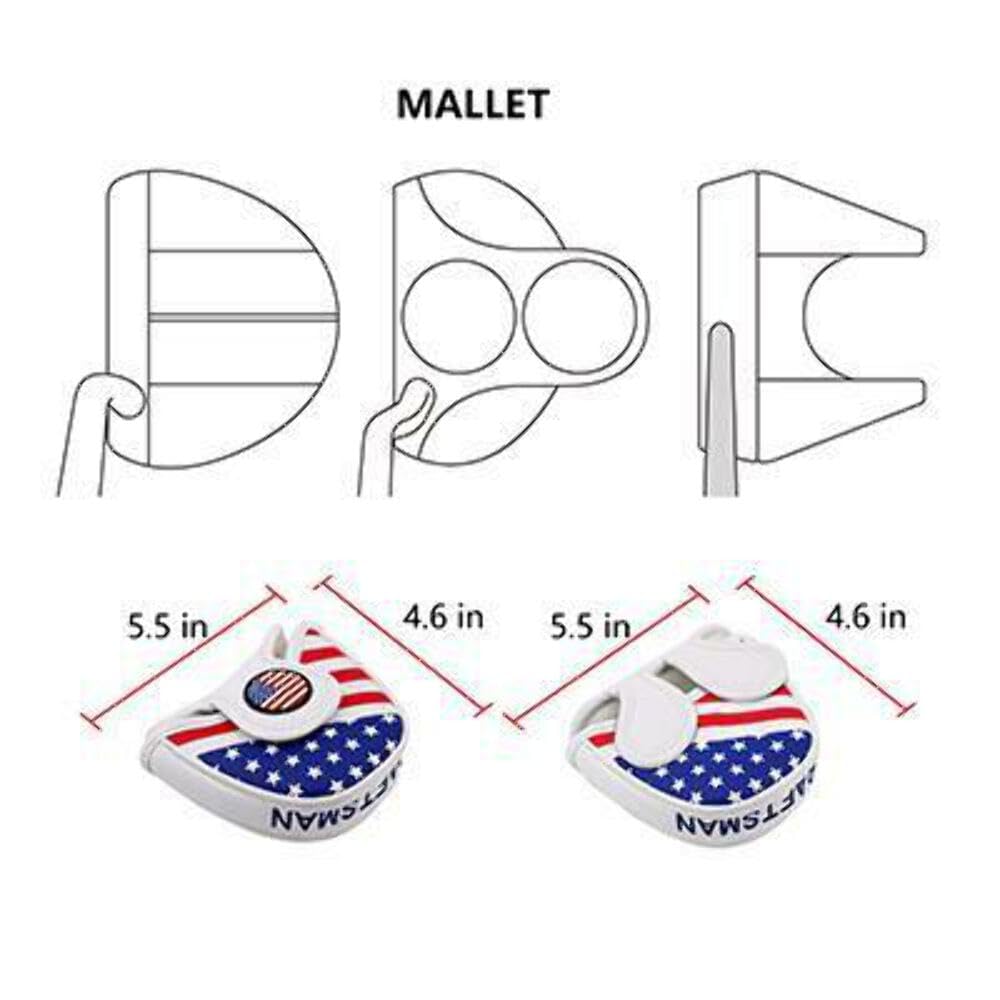 ReadyGOLF Bad Mother Fucker Embroidered Putter Cover Mallet