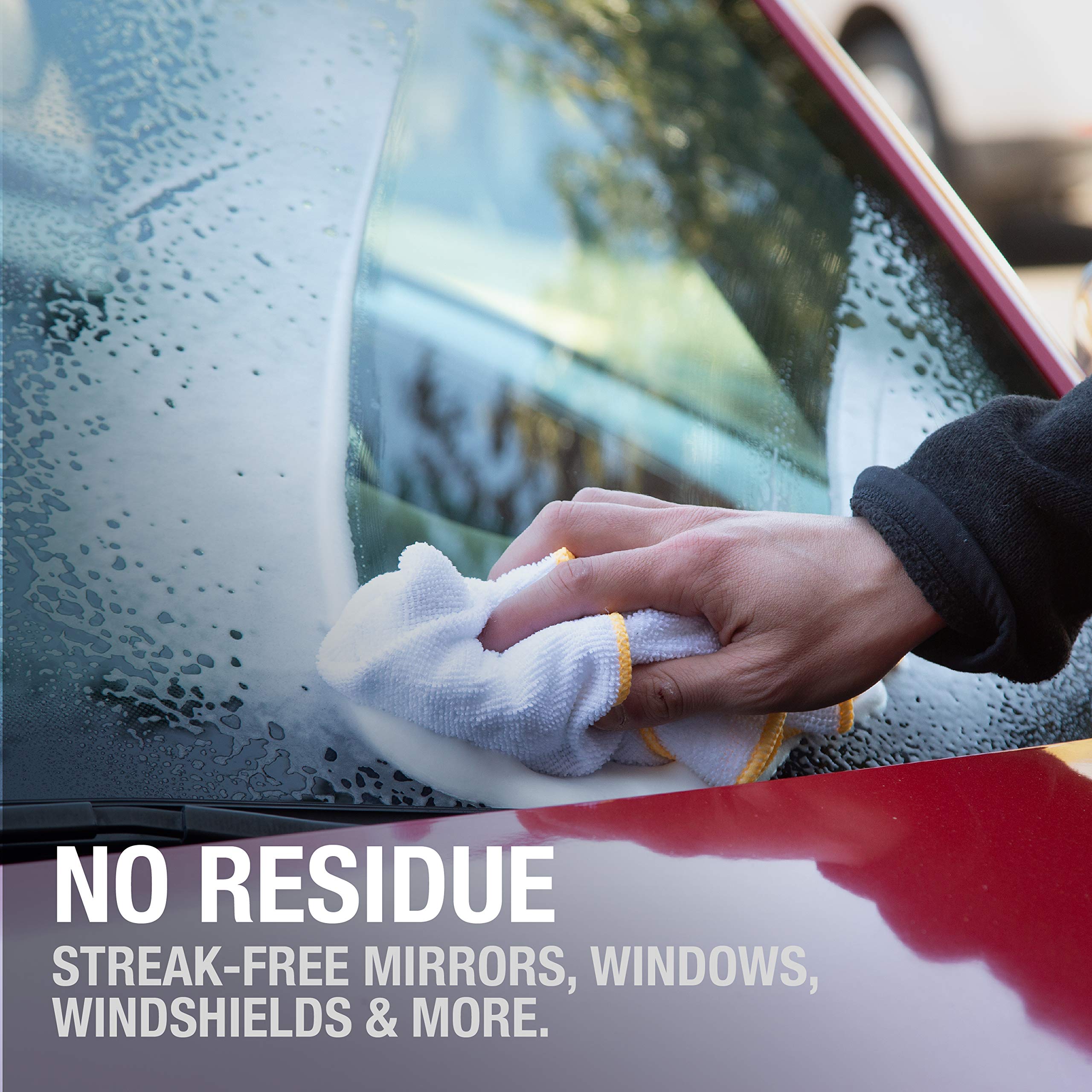 NOCO Squeaky E800 16 Oz Professional-Grade Automotive Aerosol Car Glass Cleaner Spray Can with Streak-Free Fasting Acting Foaming Action
