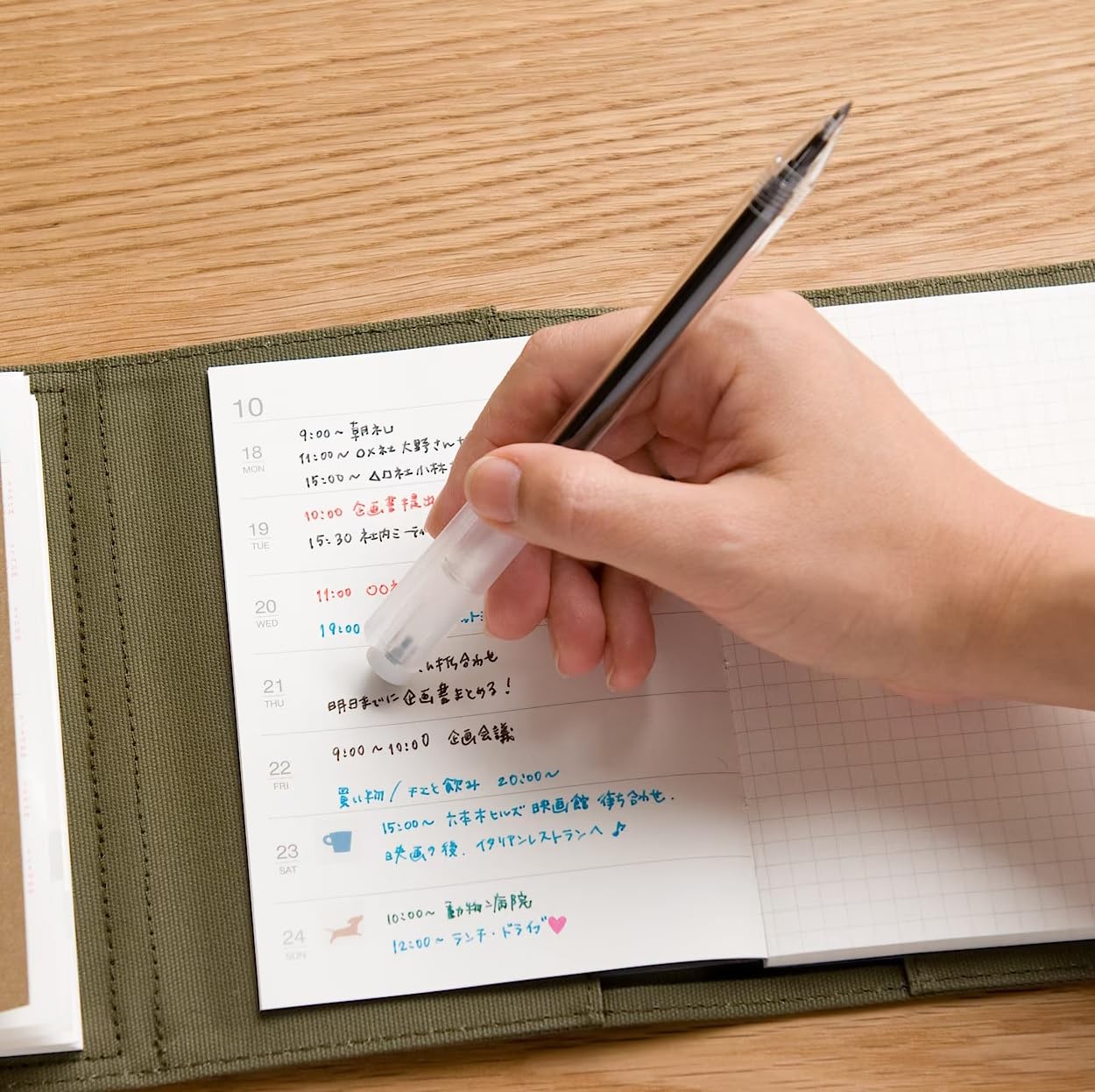 Muji Erasable Pen (Black)