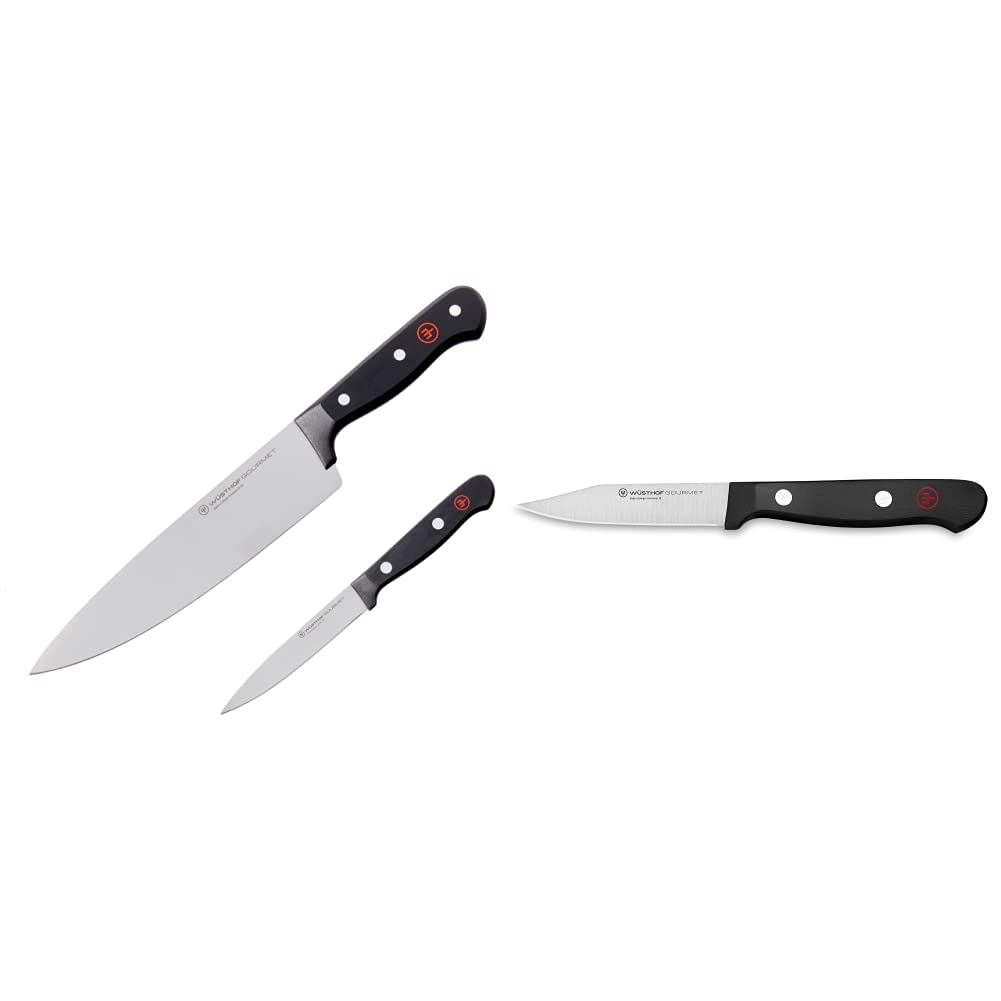 WÜSTHOF Gourmet 2-Piece Chef's Knife Set & Gourmet 3" Paring Knife