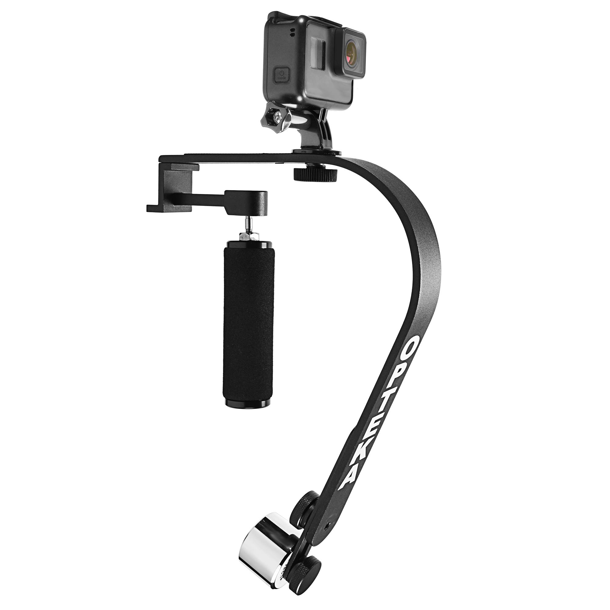 Opteka Gimble Stabilizer for GoPro Hero 7/6/5/4/3/2/1/Session, SJ4000, SJ5000, SJ6000 Sports Action Cameras