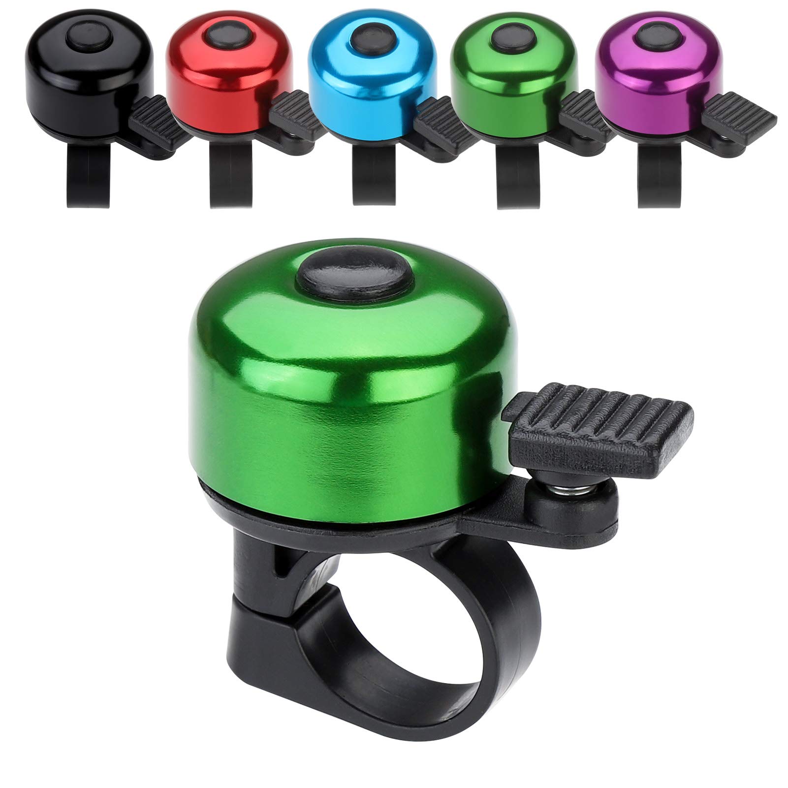 Paliston Bike Bell Bicycle Bell for Adults Kids Boys Girls Green