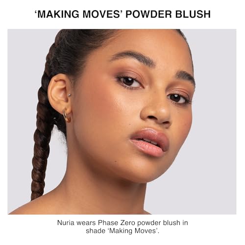 Phase Zero Makeup Powder Blusher - "Making Moves" - 4g / 0.141oz - Pigmented, Lightweight Powder Blushes for a Radiant, Natural Glow