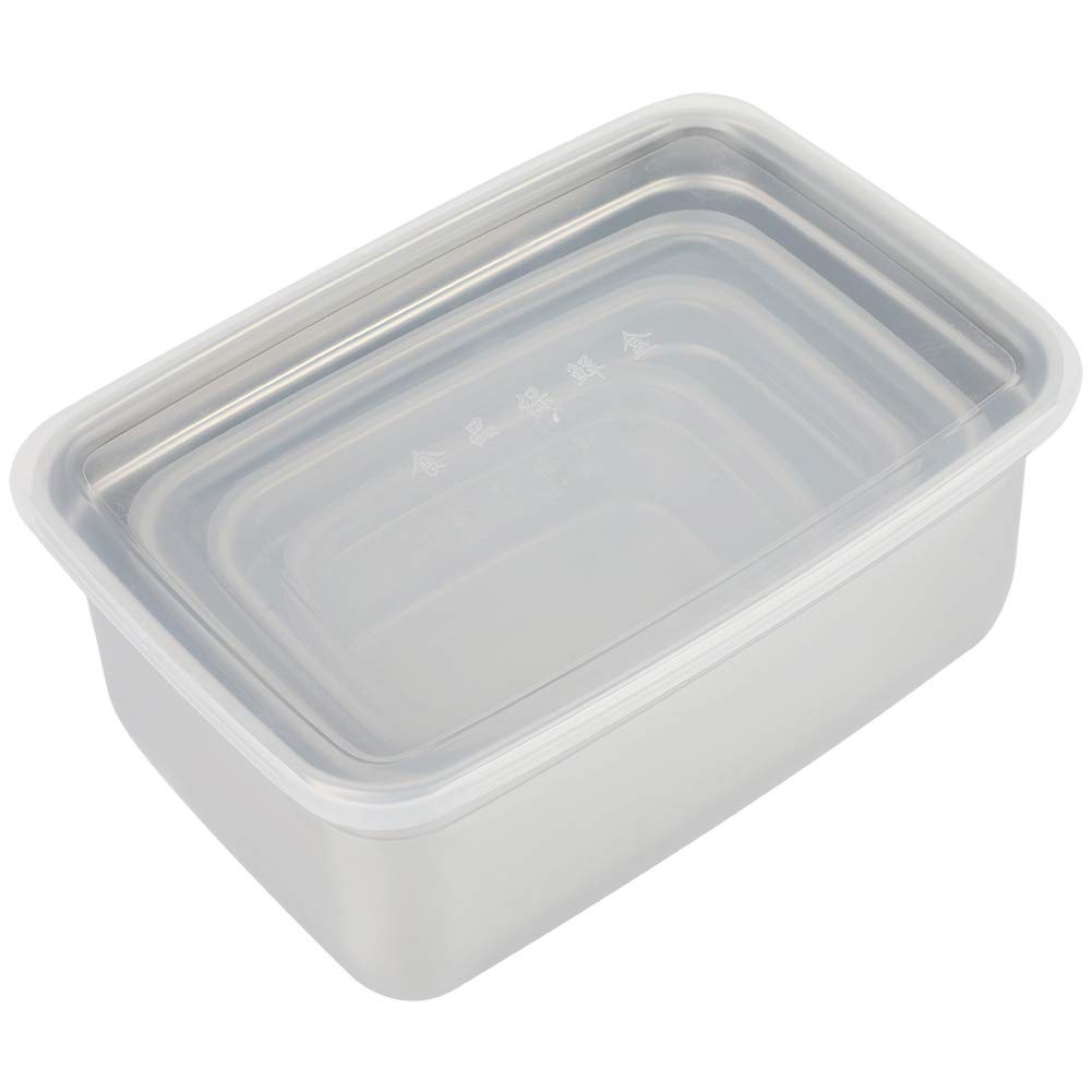 Zerone Stainless Steel Food Containers Cutlery, Solid Structure for Home Outdoor