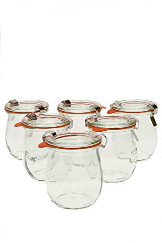 Weck 762 Jelly Jar - 1/5 Liter, Set of 6