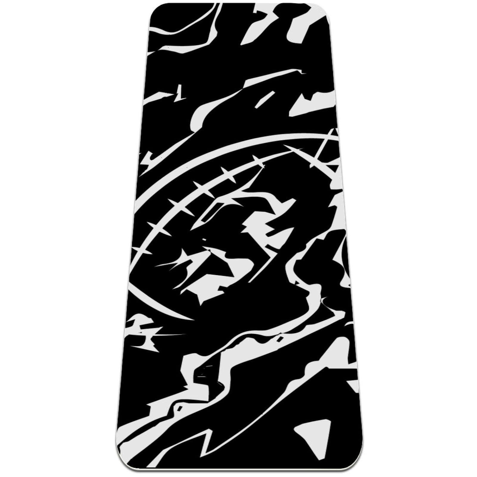 Yoga Mat, Yoga Mats for Home Workout, Workout Mat, Exercise Mats, Pilates Mat, Football Abstract