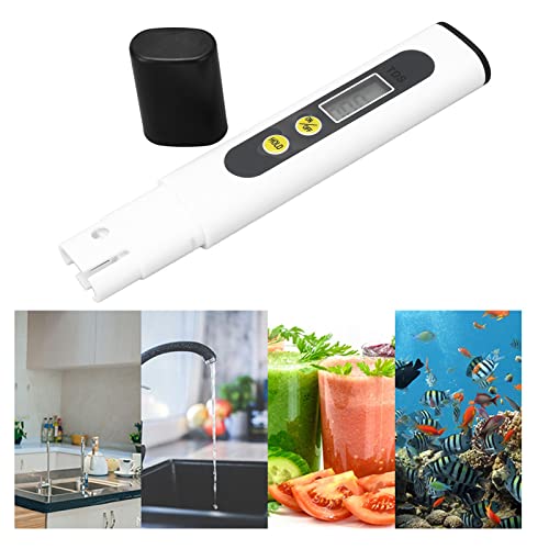 Water Quality Tester, TDS Meter Fast Auto Shutdown 0 To 9990ppm Sensitive Support One Key Lock for Fish for Aquaculture