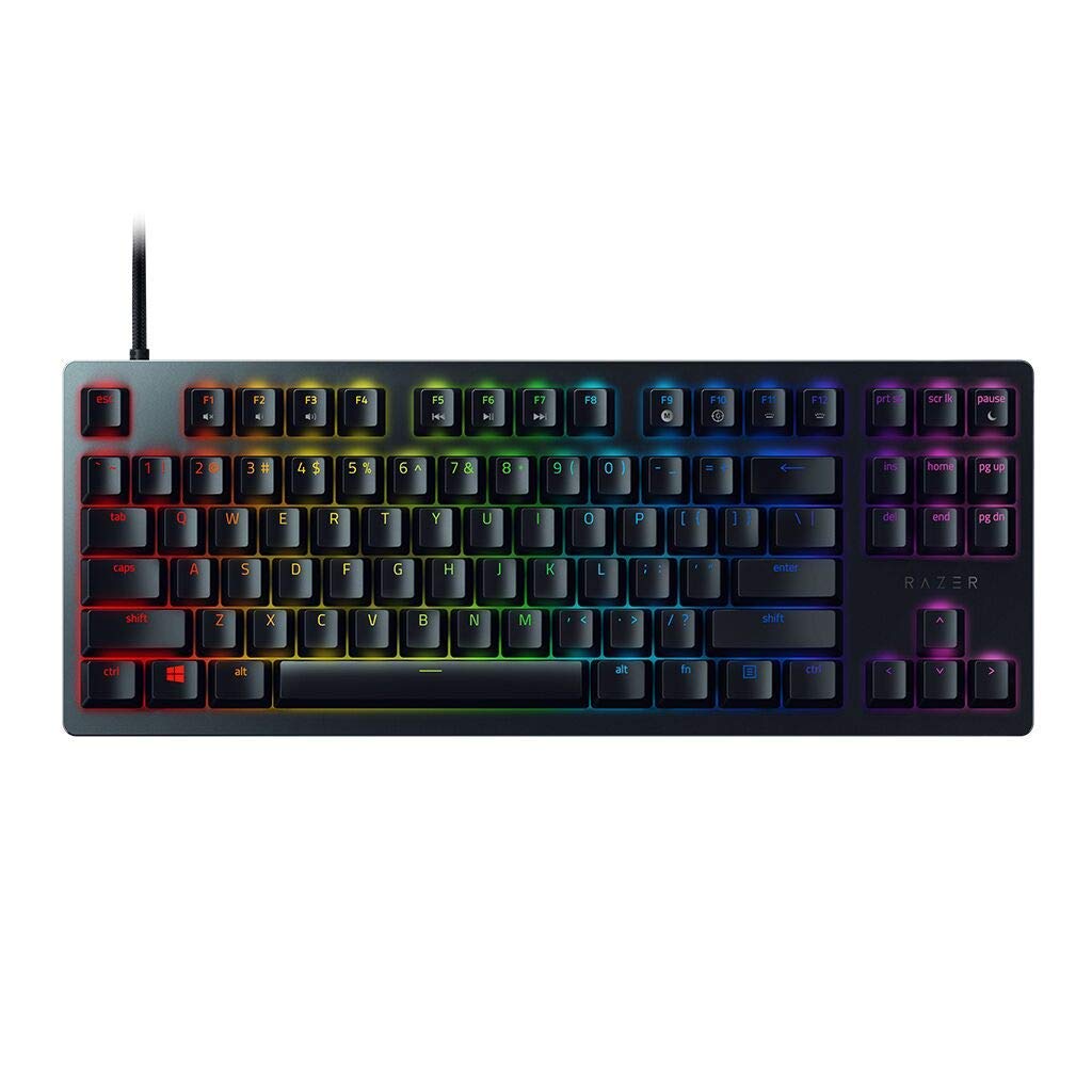 Razer Basilisk Ultimate HyperSpeed Wireless Gaming Mouse w/Charging Dock - Classic Black & Huntsman Tournament Edition TKL Tenkeyless Gaming Keyboard: Fastest Keyboard Switches Ever - Classic Black