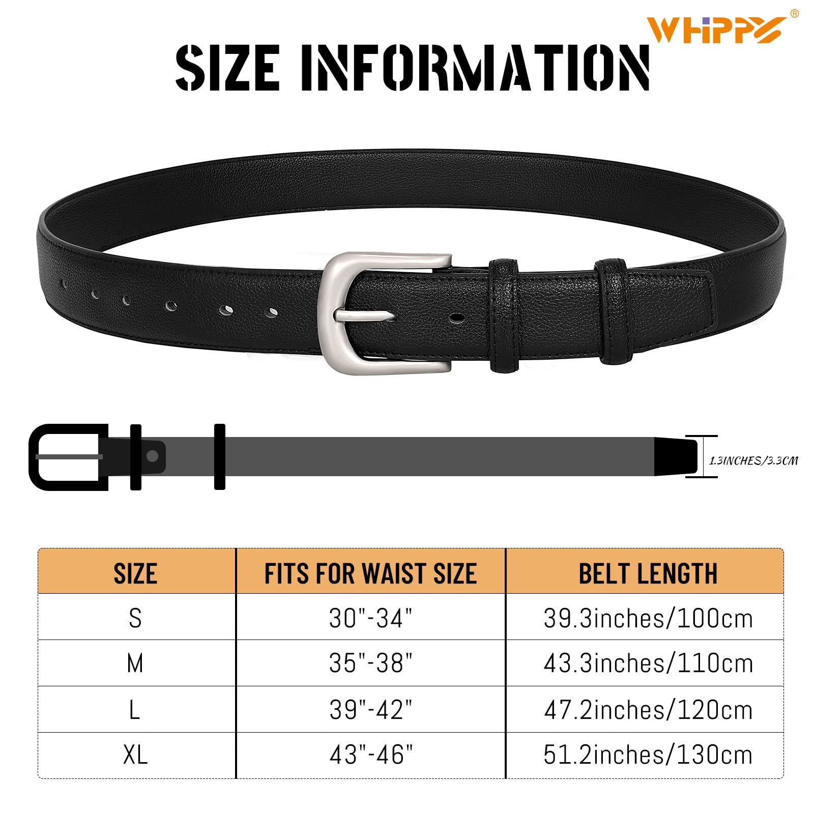 WHIPPY Women Leather Belt
