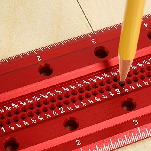 Woodpeckers T-Square with Rack-It Mount, 24 Inch, Aluminum, For Precision Woodworking