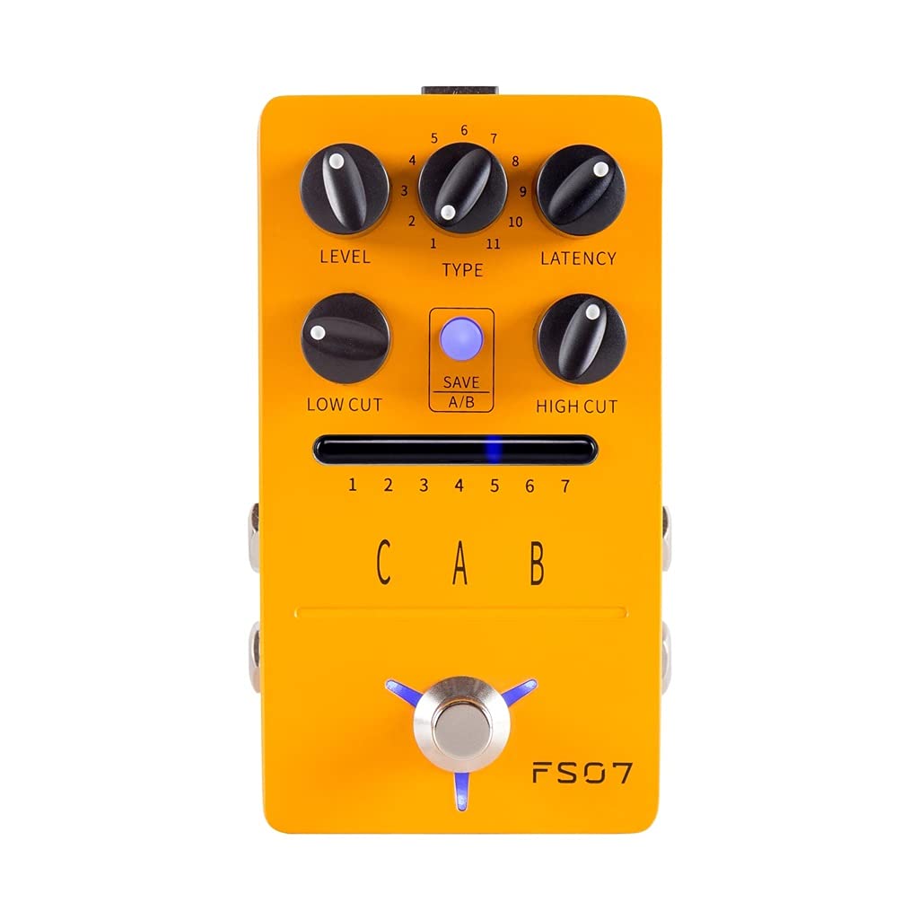 ZYZMH FS07 IR Cabinet Simulation Pedal Cab Simulation Guitar Effects Pedal Impuse Response Loader