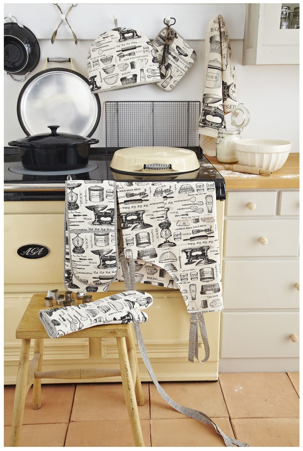 Ulster Weaver Baking Unbleached Cotton Tea Towel