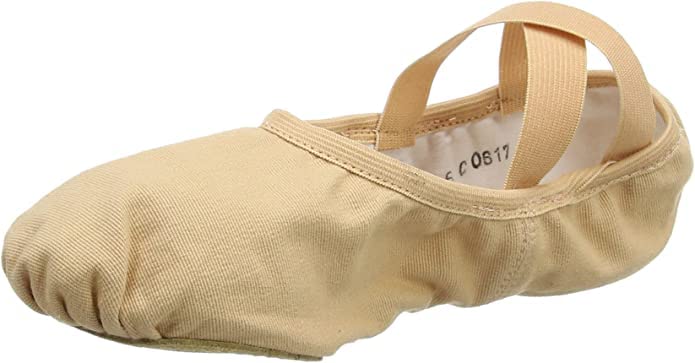 So Danca SD16 Adult Stretch Canvas Split Sole Ballet Shoes (Light Pink, us_Footwear_Size_System, Adult, Women, Numeric, Medium, Numeric_4)