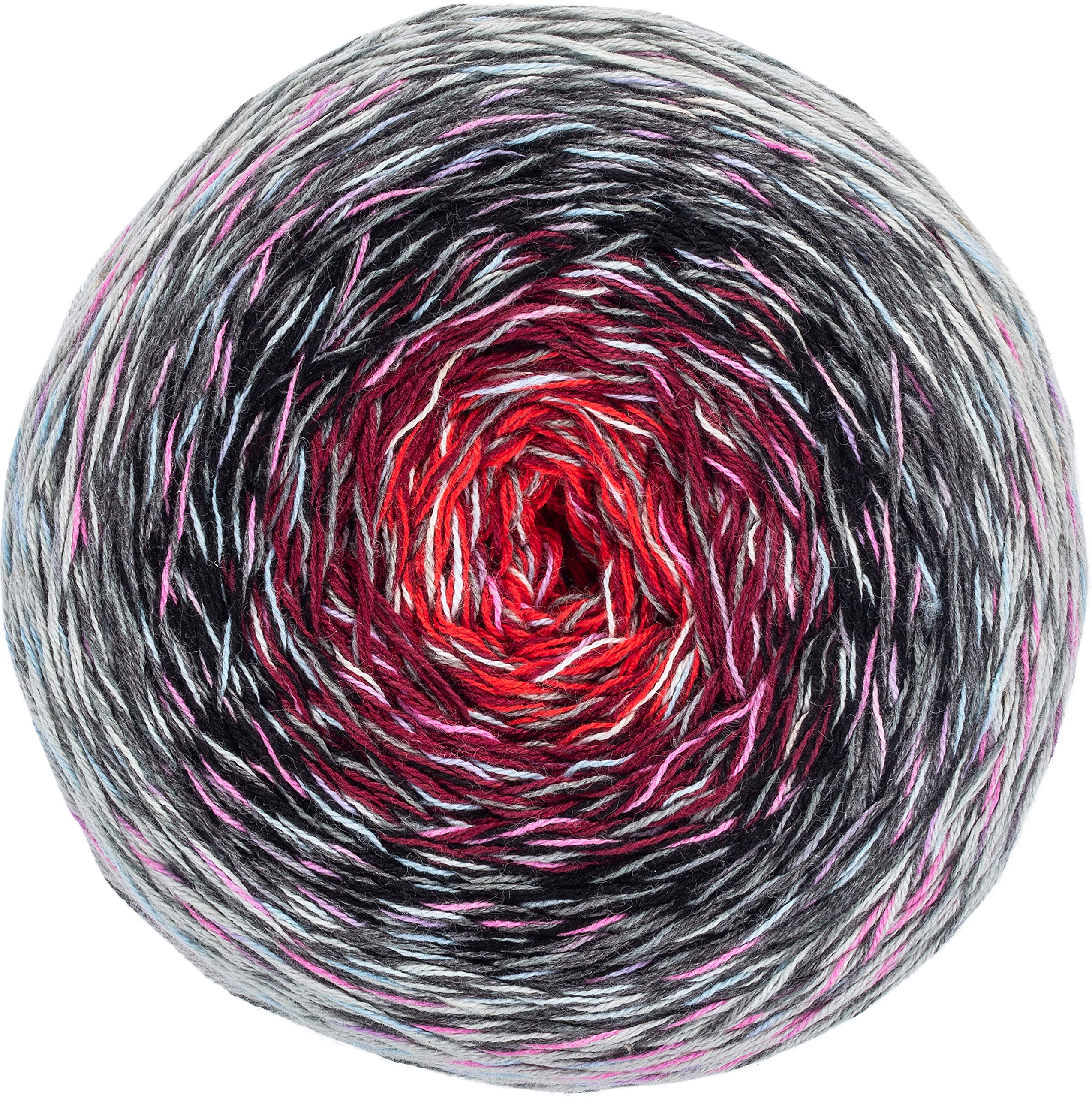 RED HEART E886.9297 It's A Wrap Sprinkles yarn Red Velvet