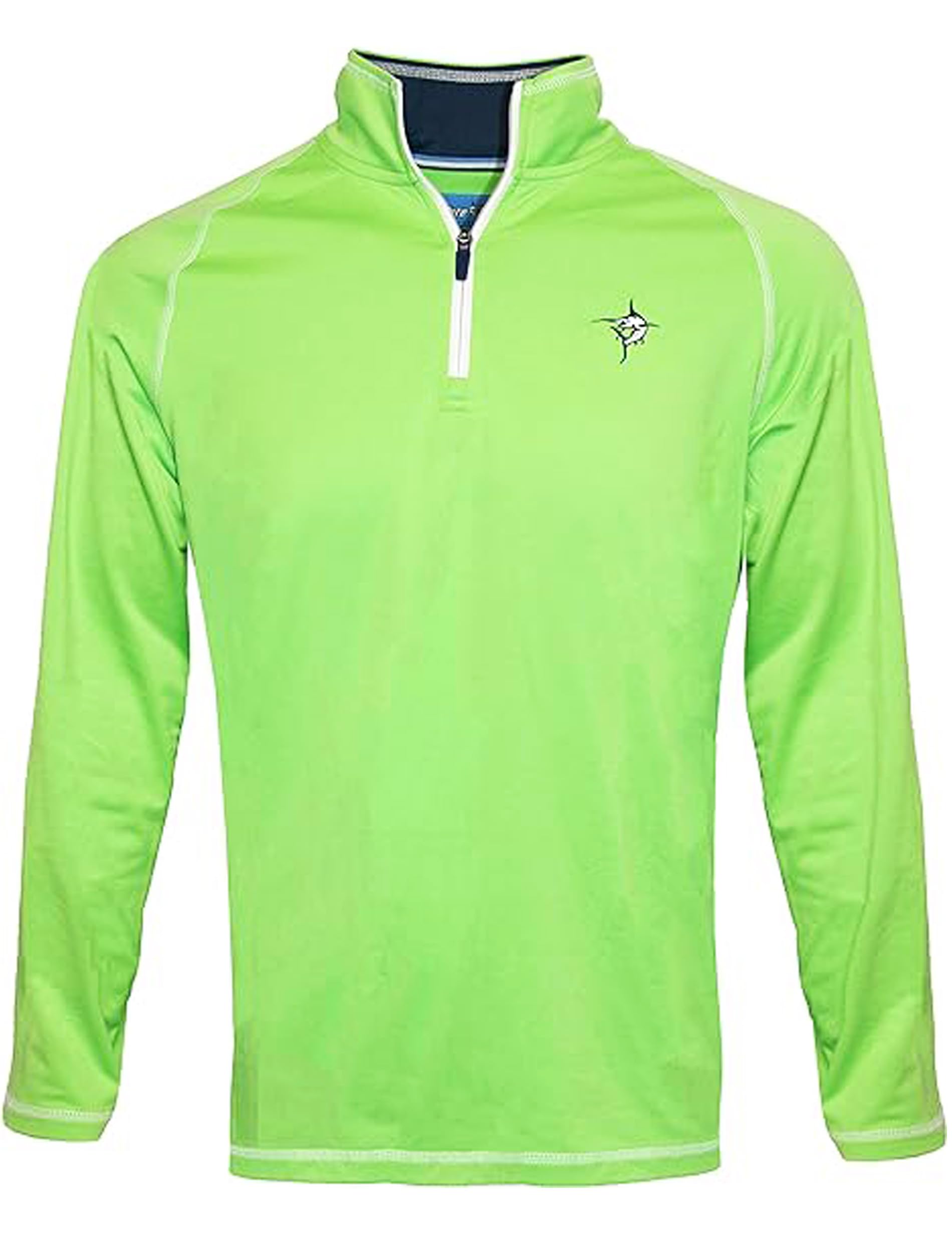 White Water Bar Harbor Performance 1/4 Zip Pullover - Yellow- XL