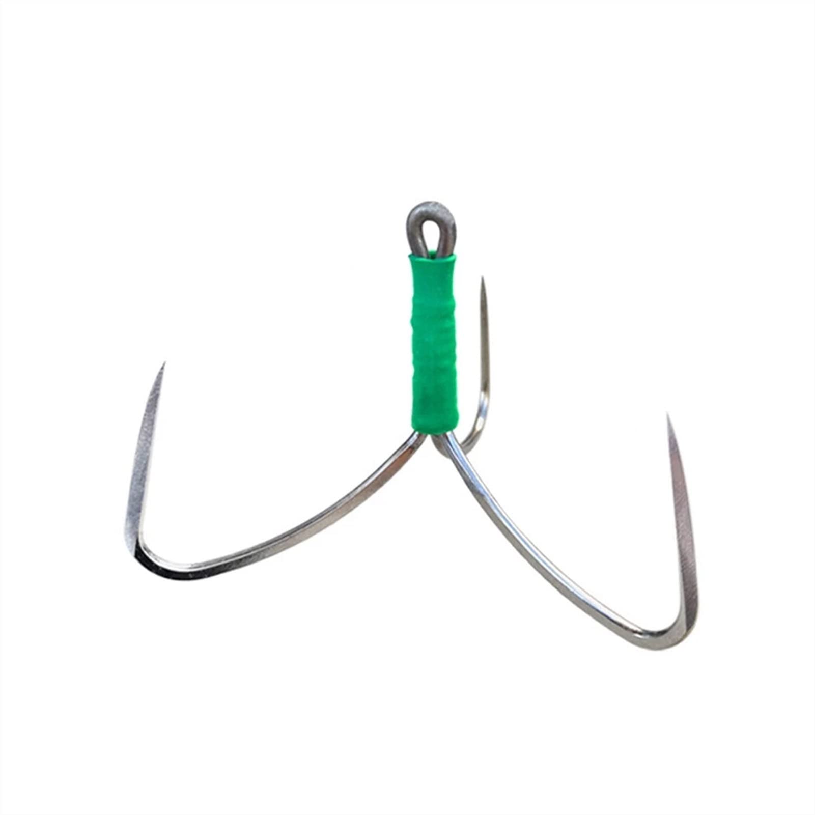UNNS Fishing Accessories 10pcs/Lot Sharp Treble Hook Strong Pull 7g 9g High Carbon Steel Round Triple Fishing Hooks Fishing Tools (Color : 10pcs, Size : Large)
