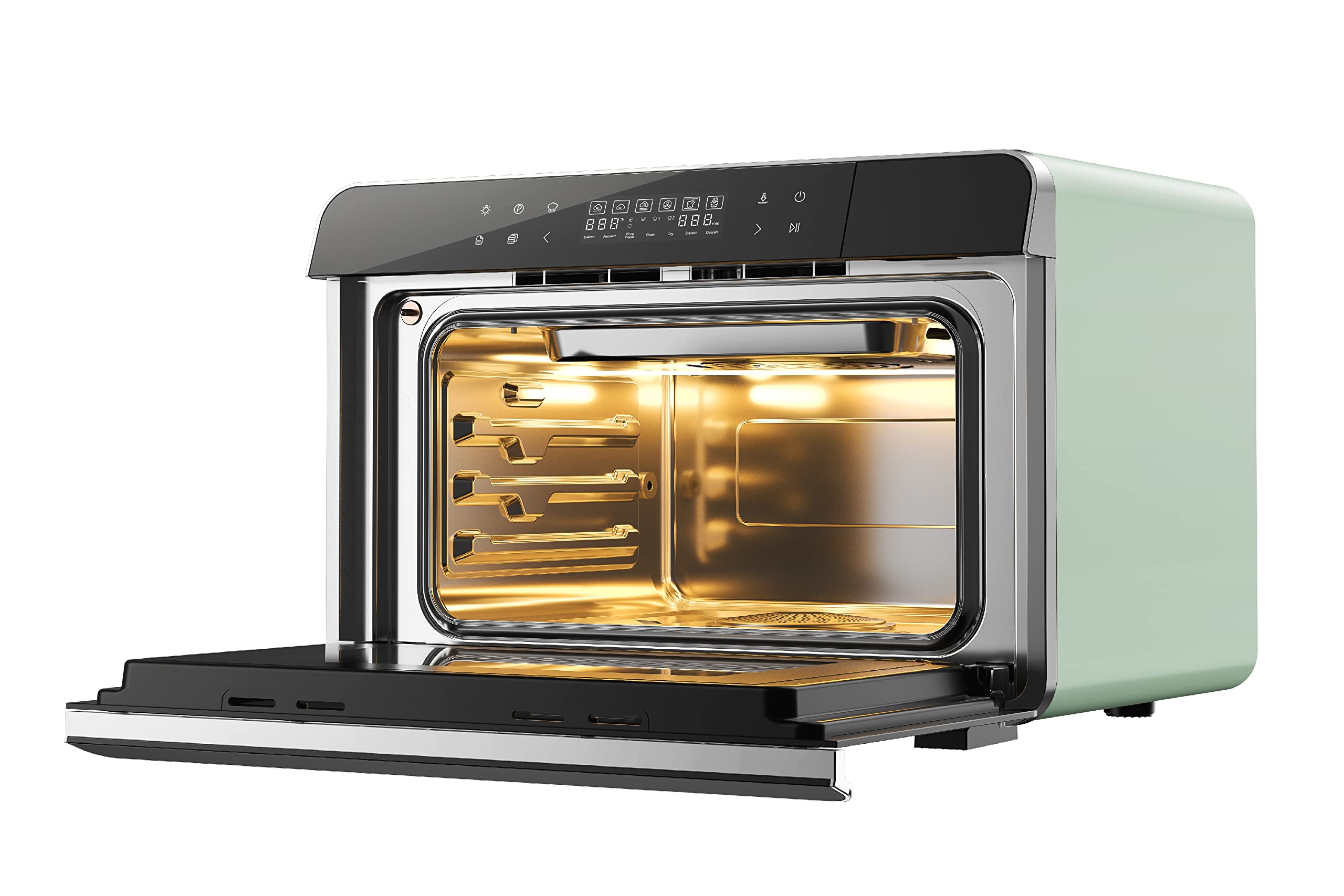 ROBAM 20-in-1 R-BOX CT763 Countertop Convection Oven | Air Fry, Grill, Bake & Steam | Wide Temperature Precision | Spacious Capacity, Ergonomic Design, 30 Built-In Recipes, Water Reminder