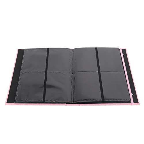 Photo Album, Mini Large Capacity Delicate Lightweight Photo Album for Ticket (pink)