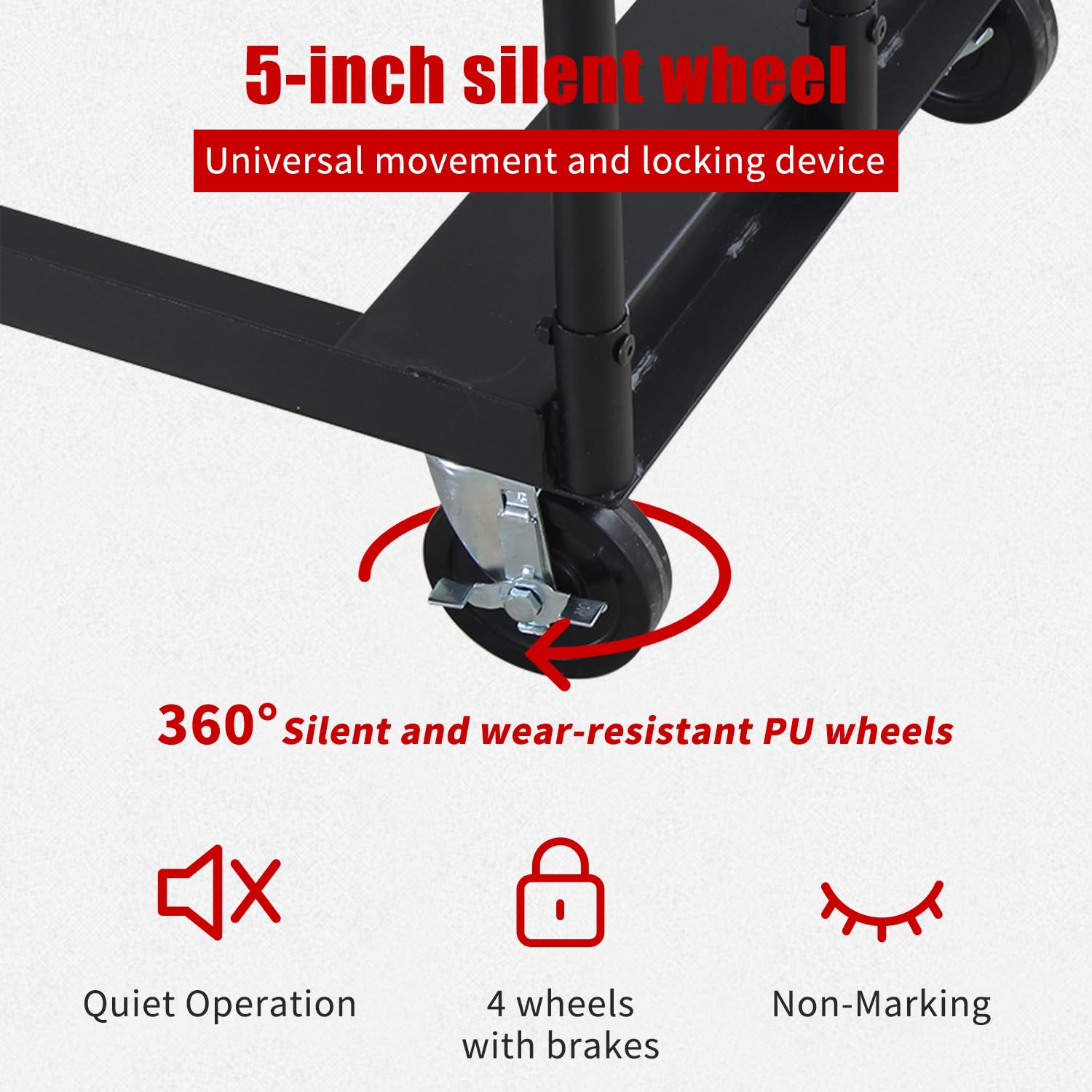Panel Truck 1500 LBS Panel Cart Heavy-Duty Drywall Sheet Cart, Sheetrock, Handling Wall Panel, Lumber for Home, Garage, Warehouse (1500Lbs Panel Cart)