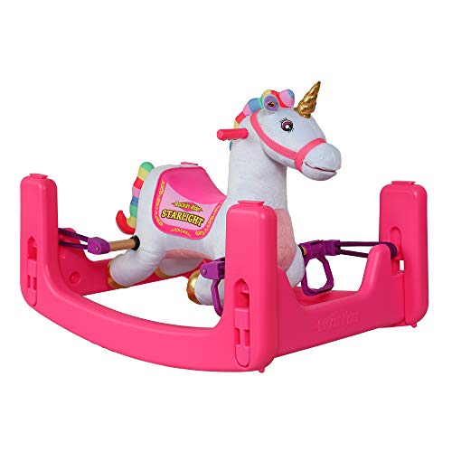 Rockin' Rider Starlight Grow-with-Me Unicorn, Pink