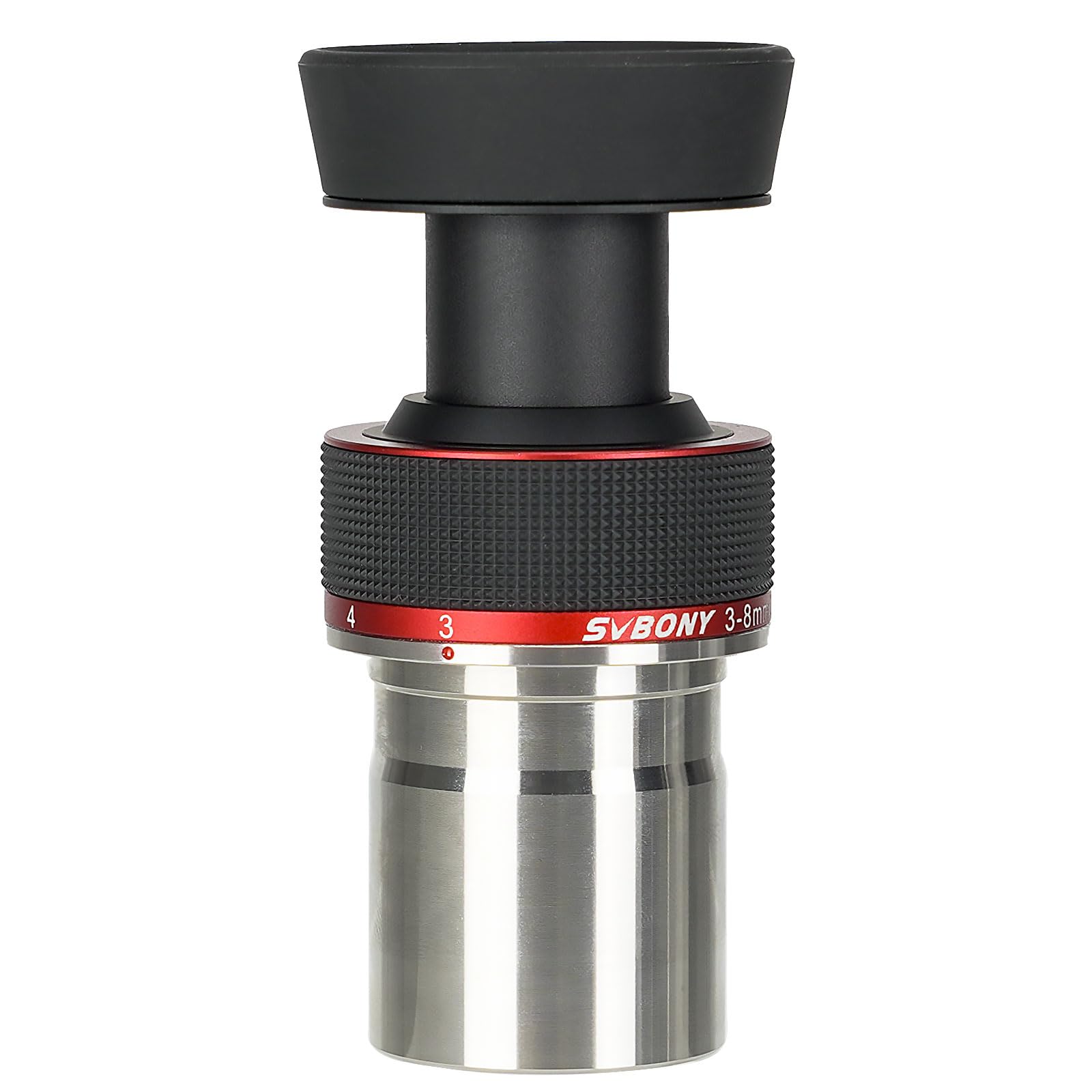 SVBONY SV215 Zoom Eyepiece, 1.25 Inch Zoom Lens, 3mm to 8mm Eyepiece with Parfocal Design, Telescope Accessory for High Power Lunar and Planetary Observing