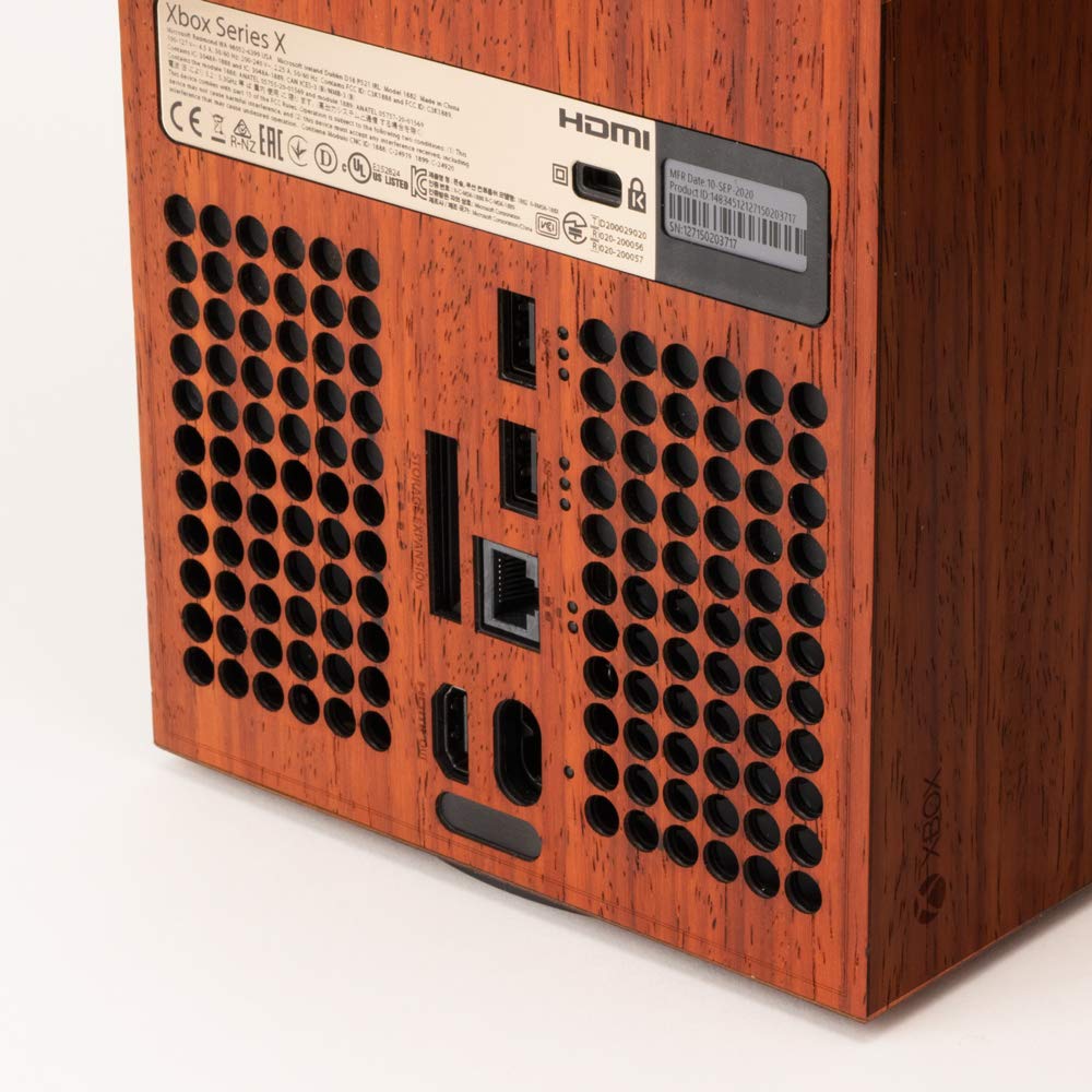 Real Wood Skin for Xbox Series X Console with FREE Controller Stand